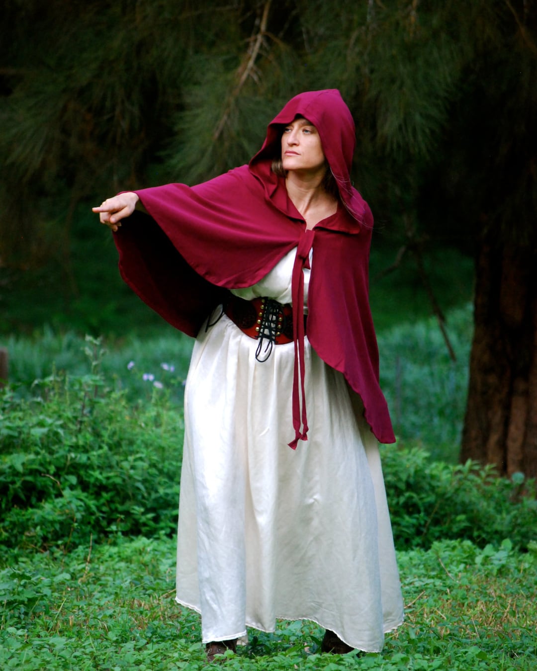Red Riding Hood Cape Cloak Halloween Costume Women - Etsy