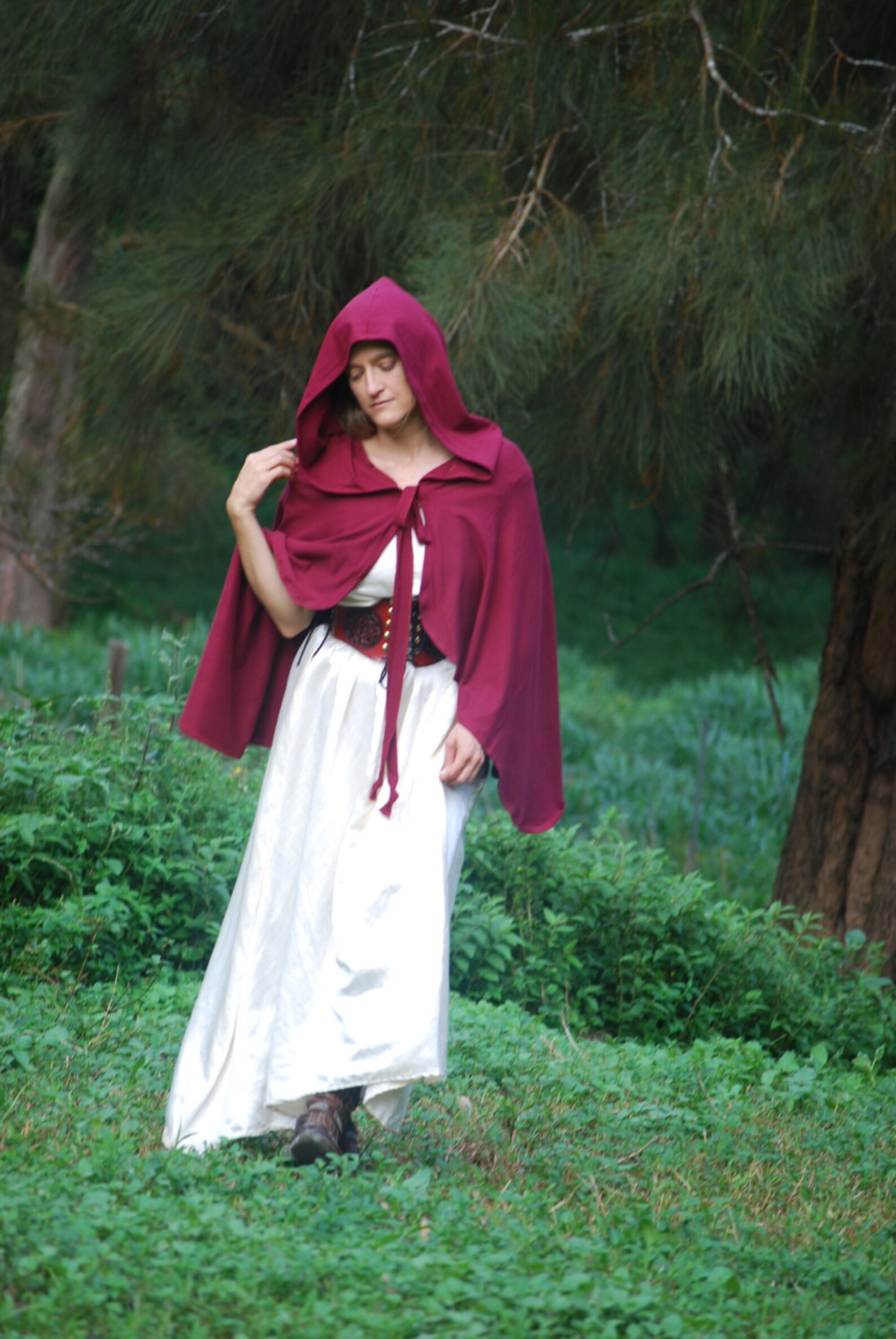 Red Riding Hood Cape Cloak Halloween Costume Women | Etsy