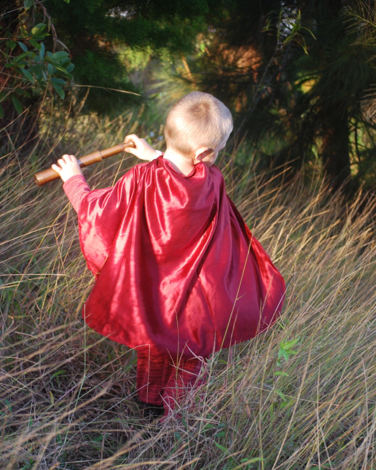 SALE Costume Pirate Cape Superhero Hemp Silk Red | Etsy