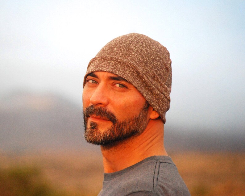 Men's Beanie Hat - Unisex - Red Wine - Organic Cotton Hemp - Eco ...