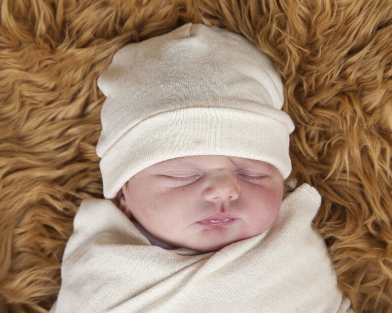 Baby Hat Newborn Cap Yellow Color Organic Cotton Spandex - Etsy