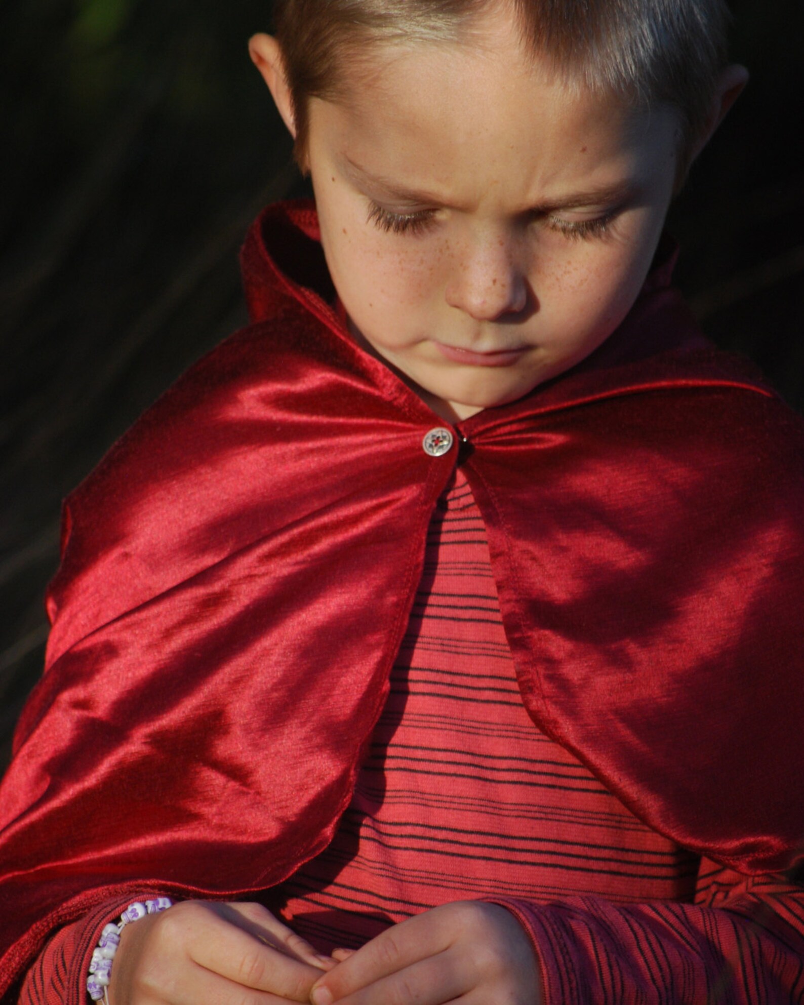 SALE Costume Pirate Cape Superhero Hemp Silk Red - Etsy