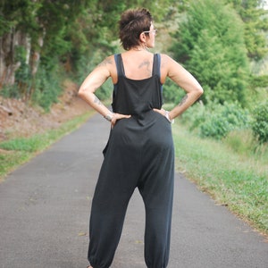 Black Hemp Organic Cotton Jersey Jumper With Pockets - Women's Jumper ...