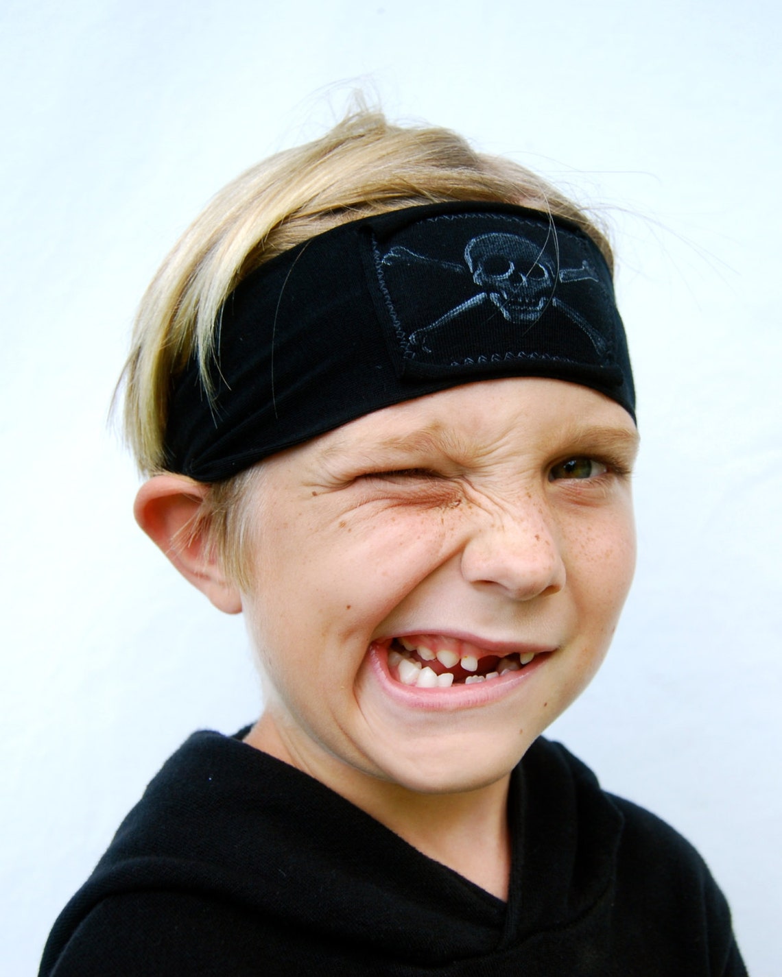 Kids Pirate Headband Skull and Crossbones Jolly Roger | Etsy