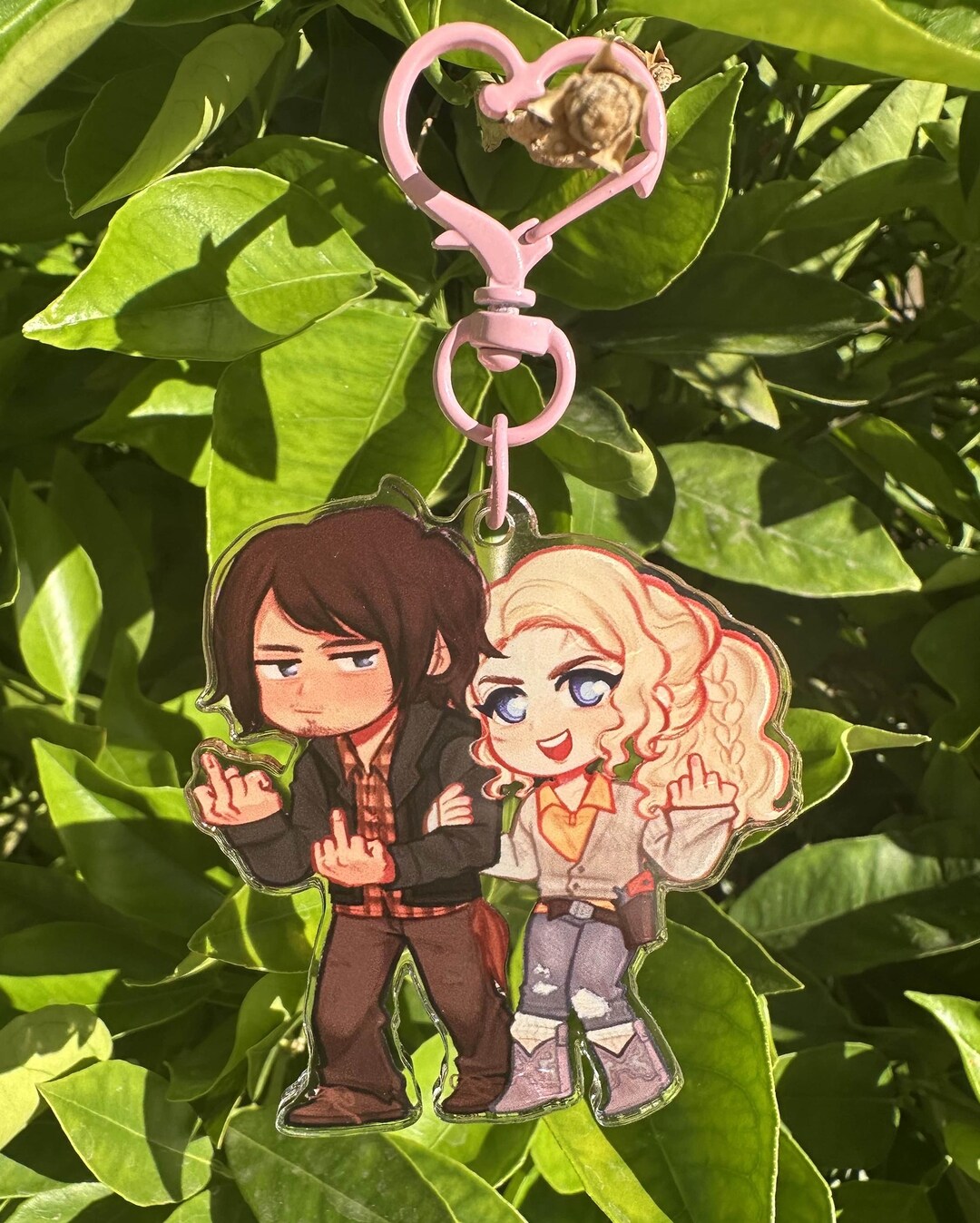TWD Beth & Daryl Acrylic 2.5" Keychain - Etsy Australia