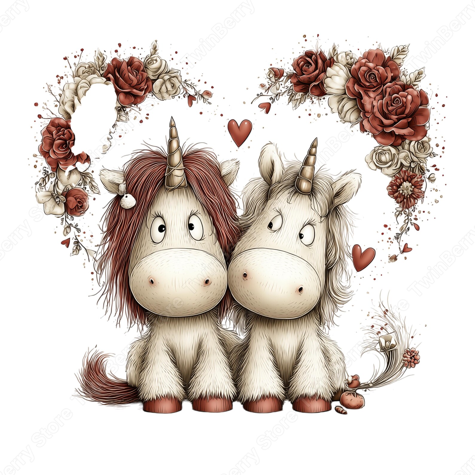 Unicorn Valentine Clipart PNG, 29 Cute Unicorns With Hearts Graphics ...