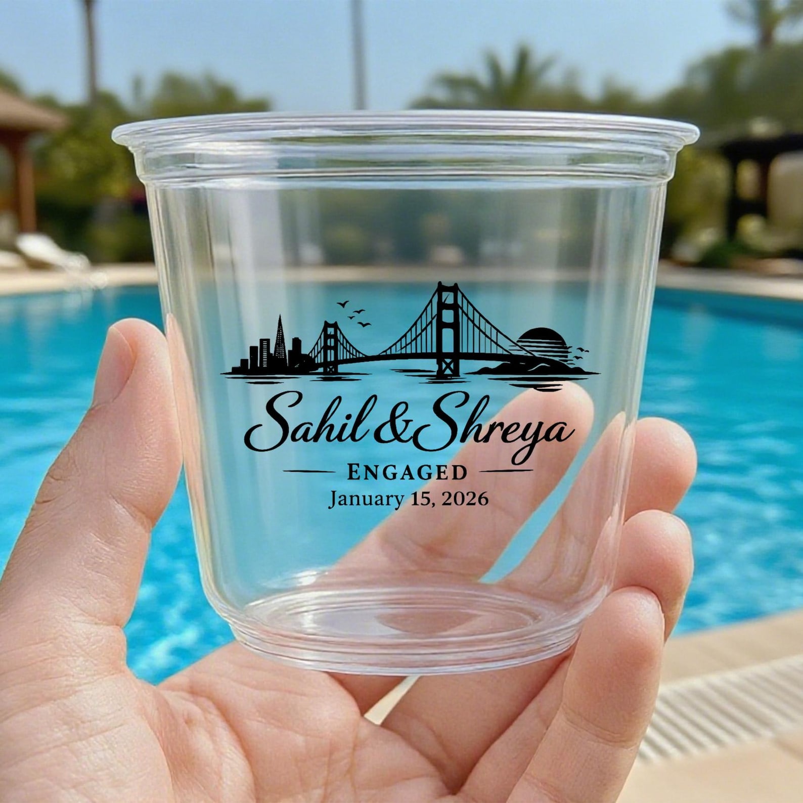Personalized Plastic Cups With Logo | Custom Clear Cups for Business ...