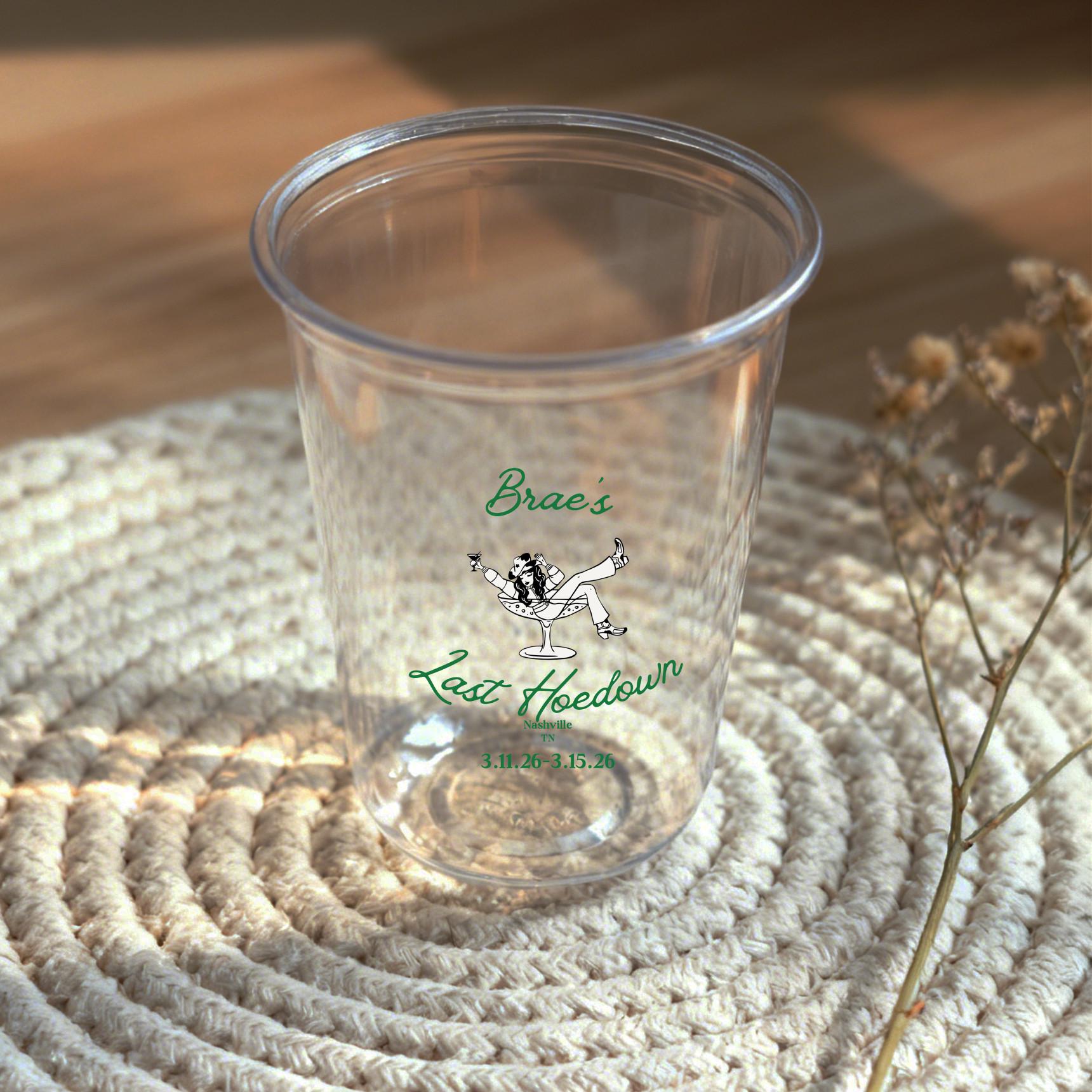 Personalized Plastic Cups With Logo | Custom Clear Cups for Business ...