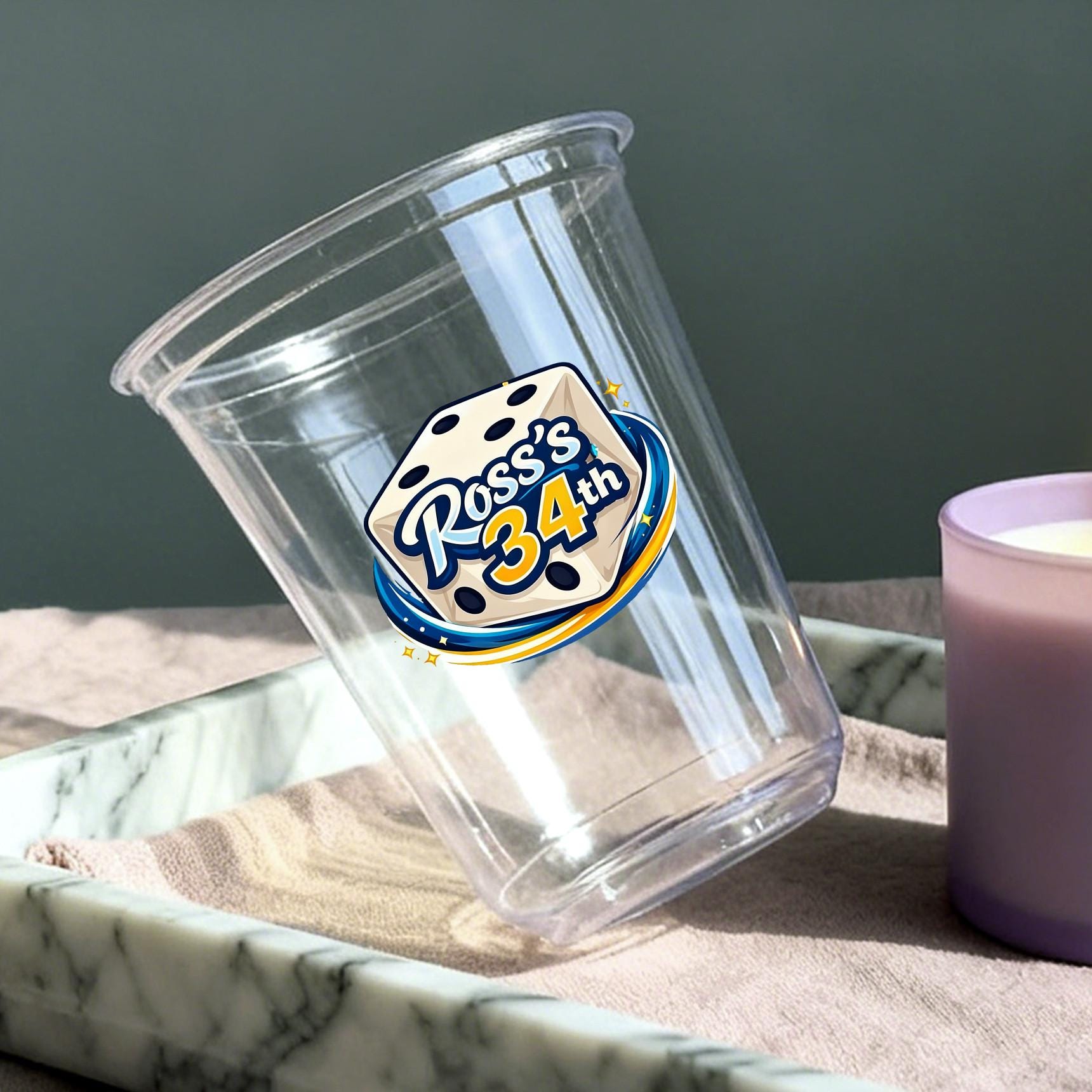 Personalized Plastic Cups With Logo | Custom Clear Cups for Business ...
