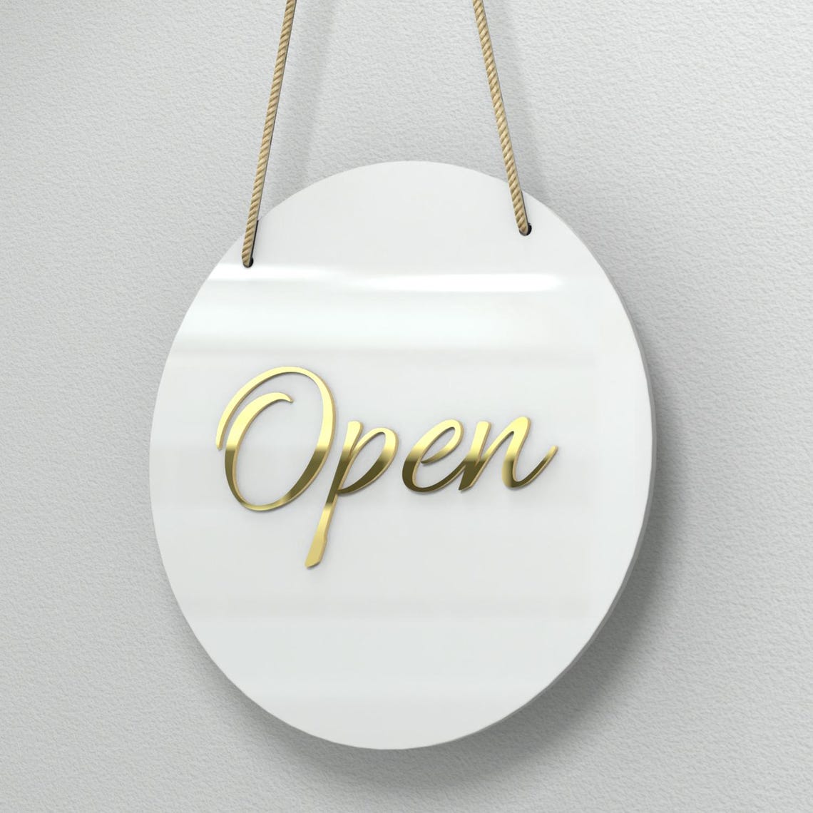 Customizable Open Closed Sign: 3D Metal Letters, Business Decor - Etsy