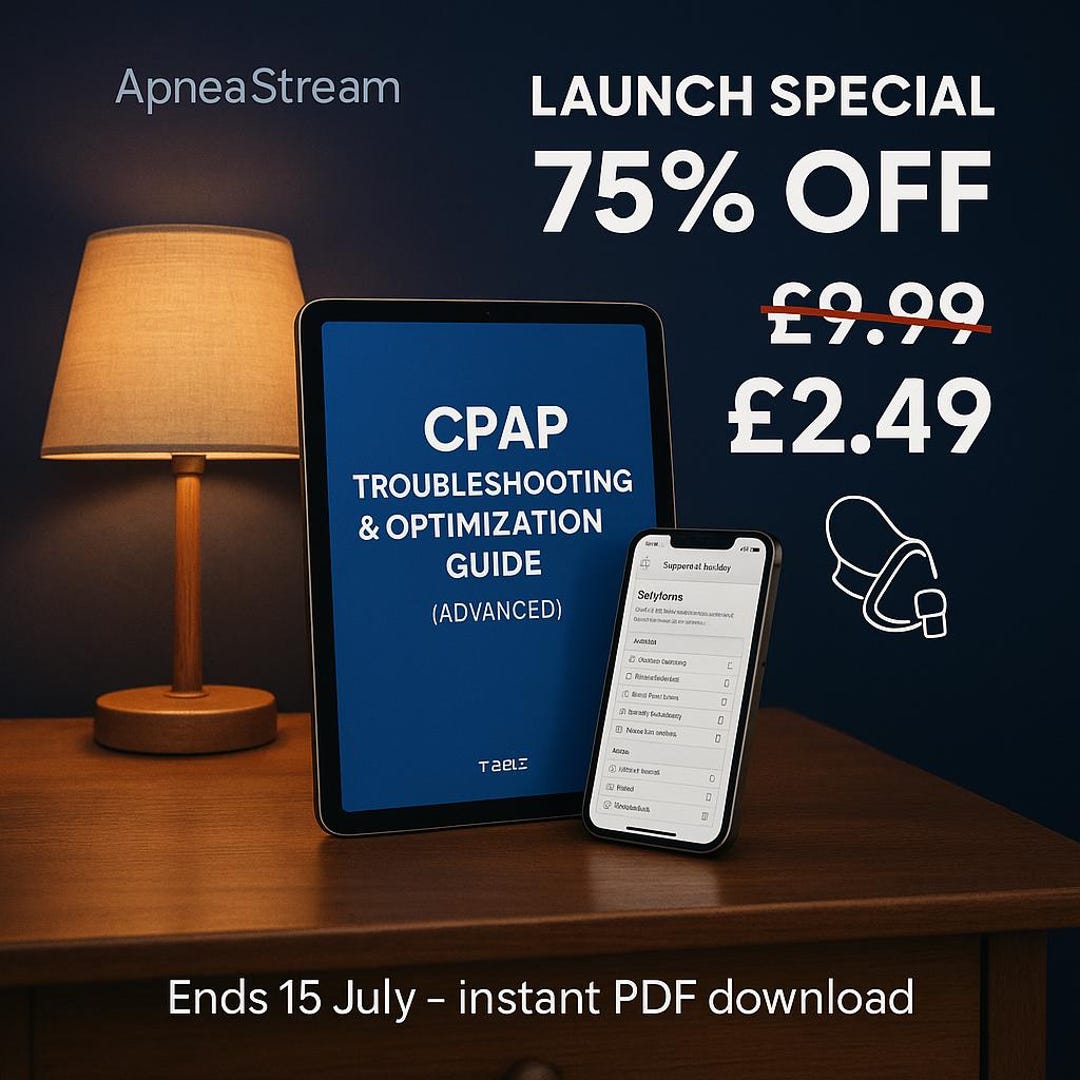 CPAP Troubleshooting Guide PDF – Advanced Flow-charts | Sleep Apnea ...