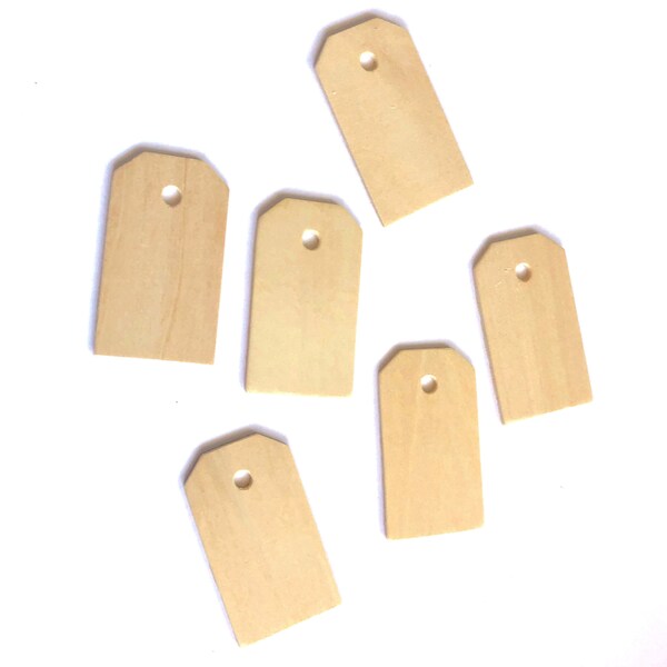 Small Wood Tags - Etsy