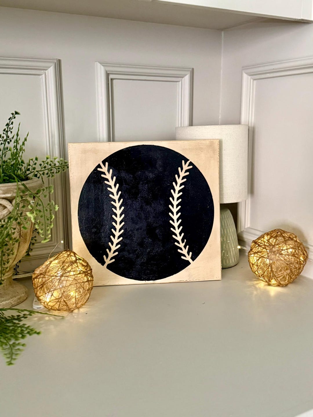 Vintage Game Room Sports Ball Wall Decor - Etsy