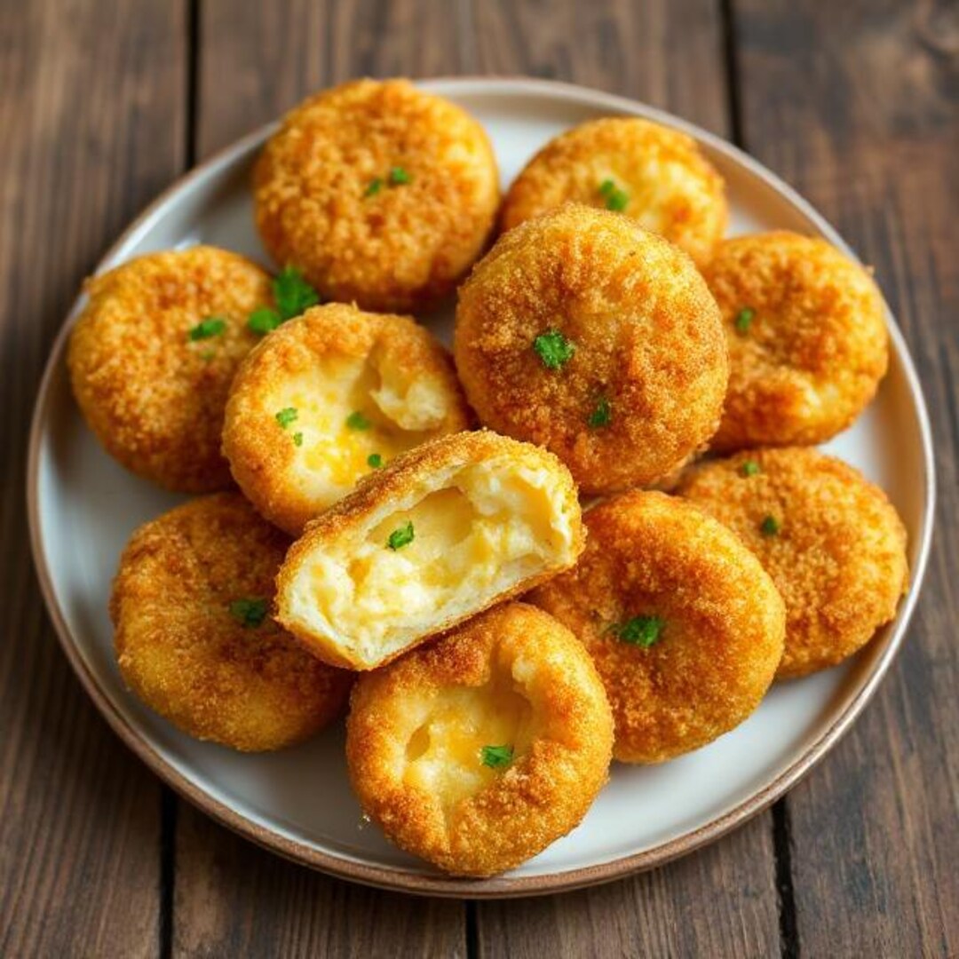 Cheesy Mashed Potato Puffs Recipe | Easy, Crispy, Comforting Snack - Etsy