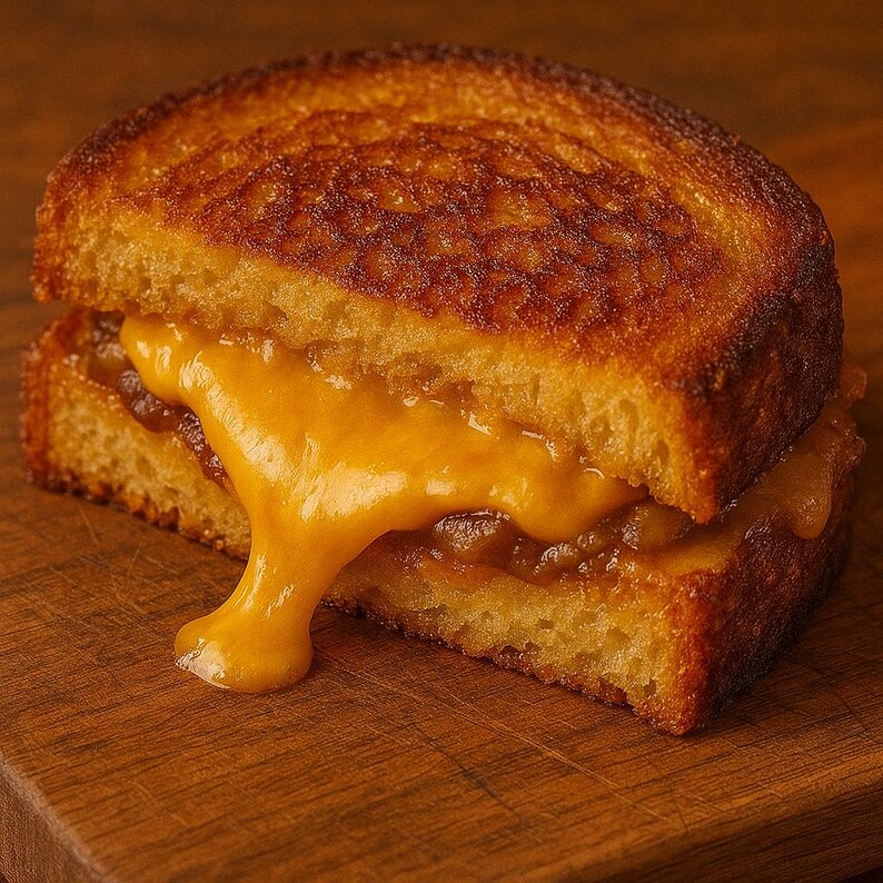 Crispy Honey Cheddar Smash Sandwich Recipe | Melty Sandwich Appetizer ...