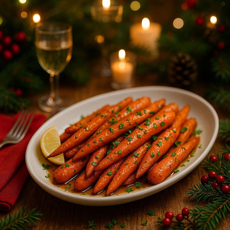 Honey Garlic Roasted Carrots | Simple Vegetarian Appetizer Side Dish ...