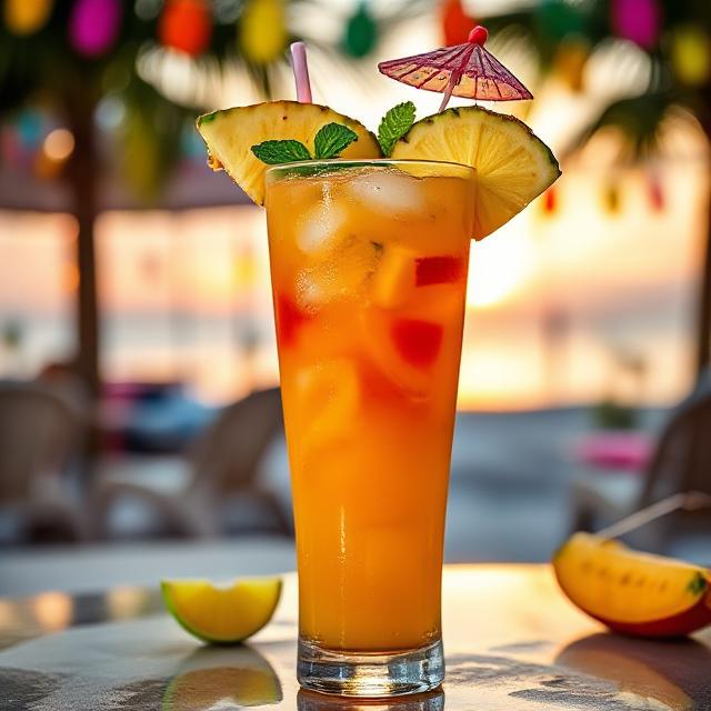 Tropical Paradise Punch Recipe - Alcohol-free Option Included - Etsy ...