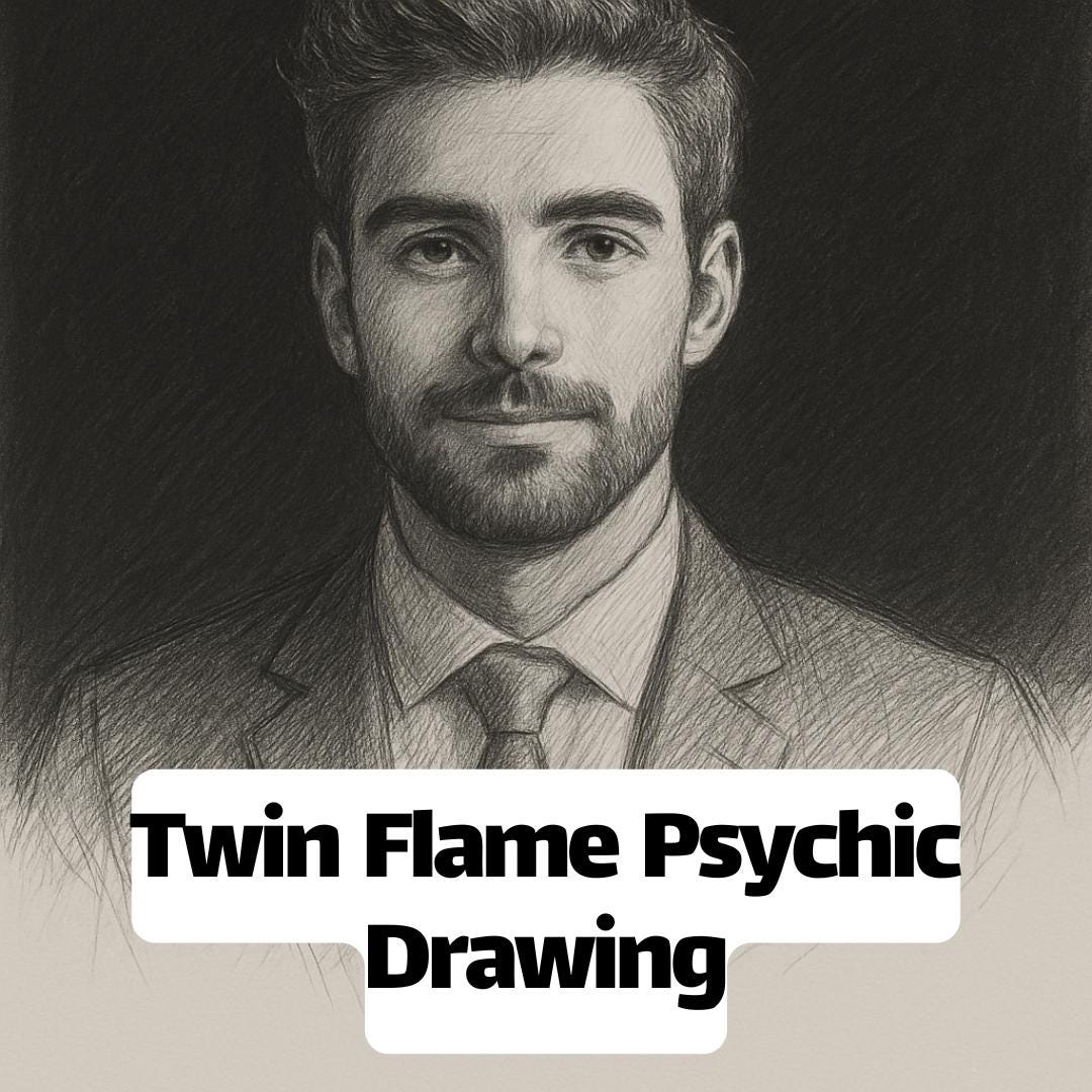Twin Flame Psychic Drawing & Personality Insight - Etsy