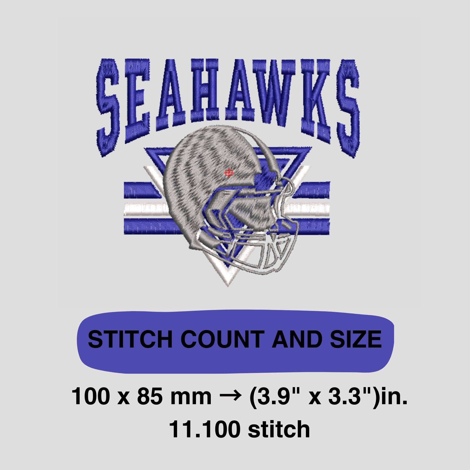Seahawks Embroidery Design, Sports Team Machine Embroidery Pattern ...
