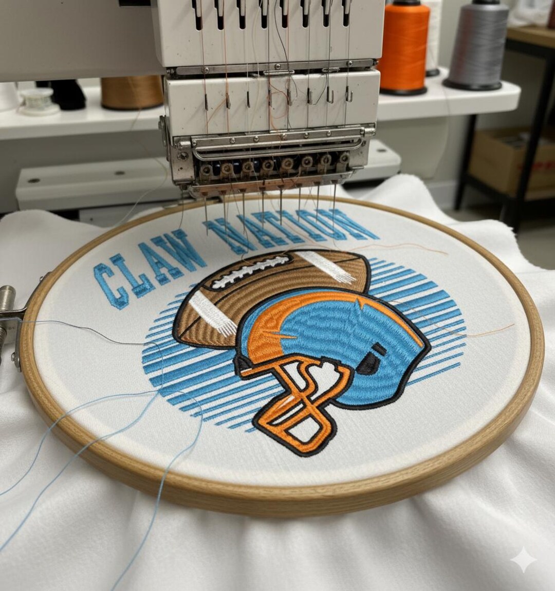 Claw Nation Embroidery Design - 4 Sizes & 6 Format - Embroidery for ...