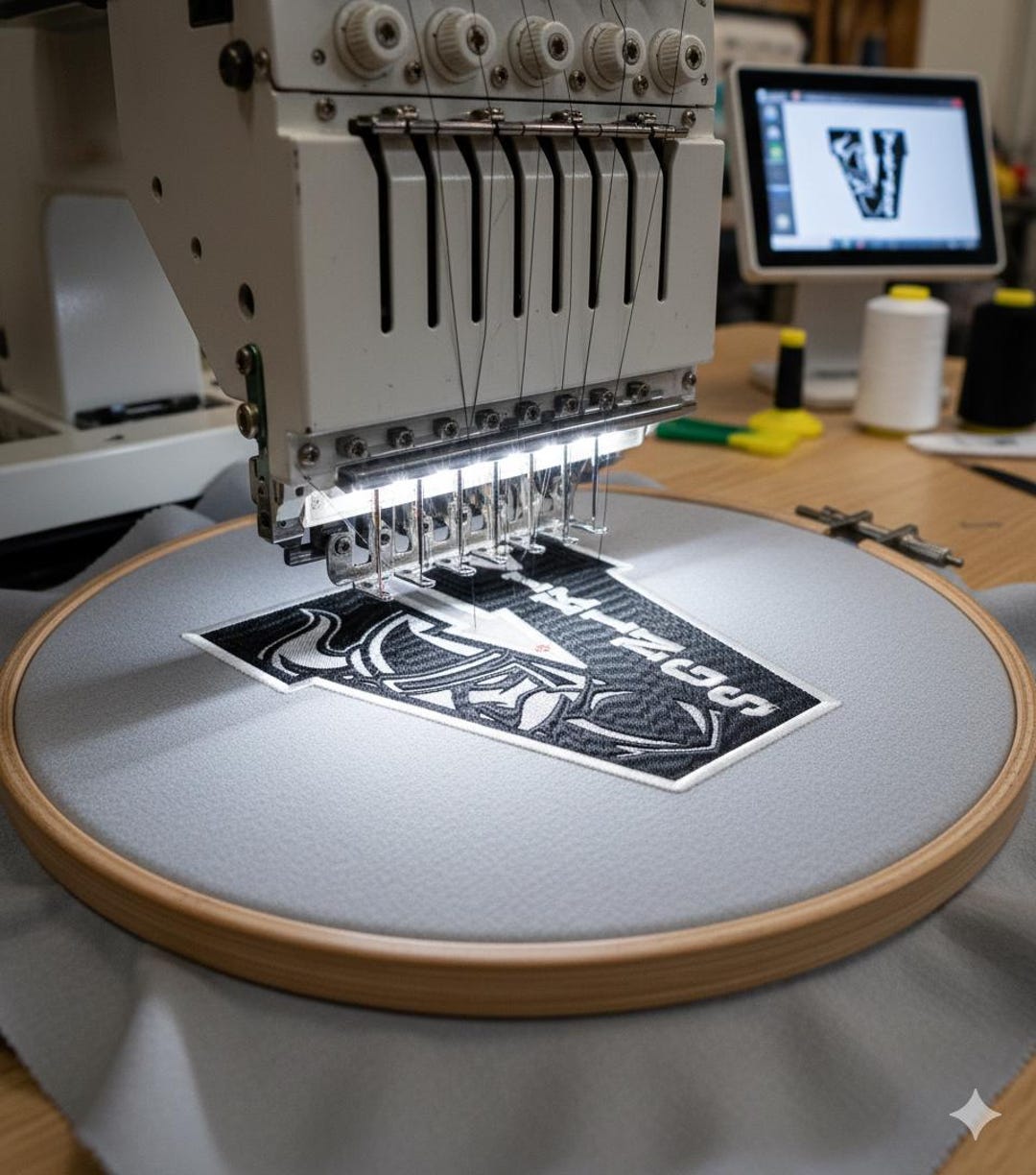 V Letter Vikings Embroidery Machine Embroidery Design - 4 Sizes 6 ...