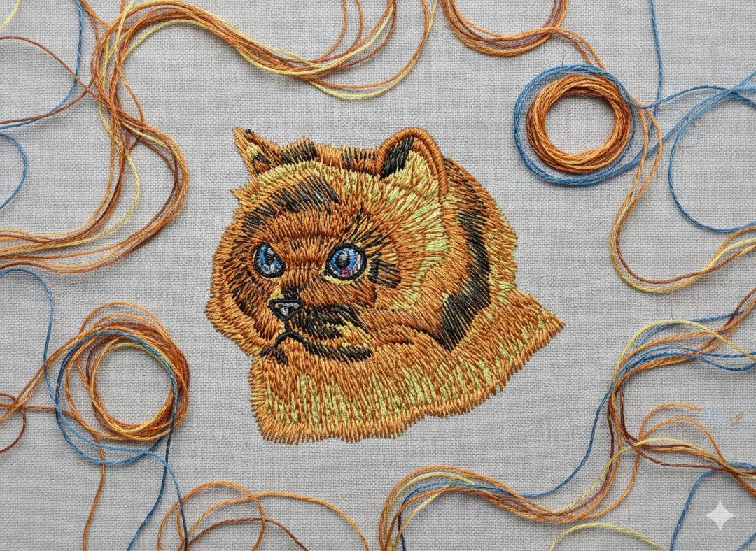 Ginger Cat Embroidery Design – Digital File for Kids & Home Decor– 4 ...