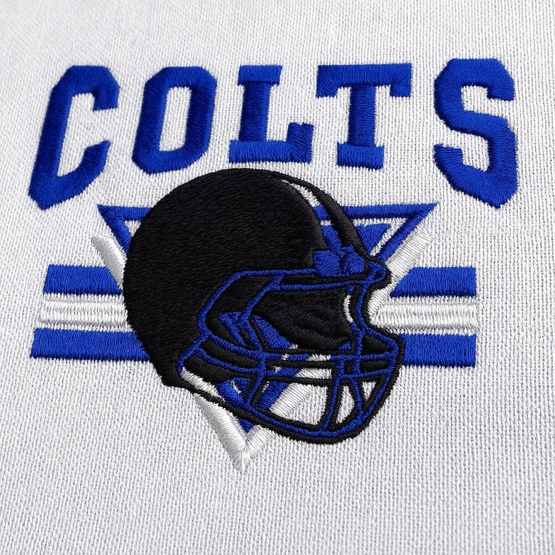 Colts Embroidery Design, Sports Team Machine Embroidery Pattern, Logo ...