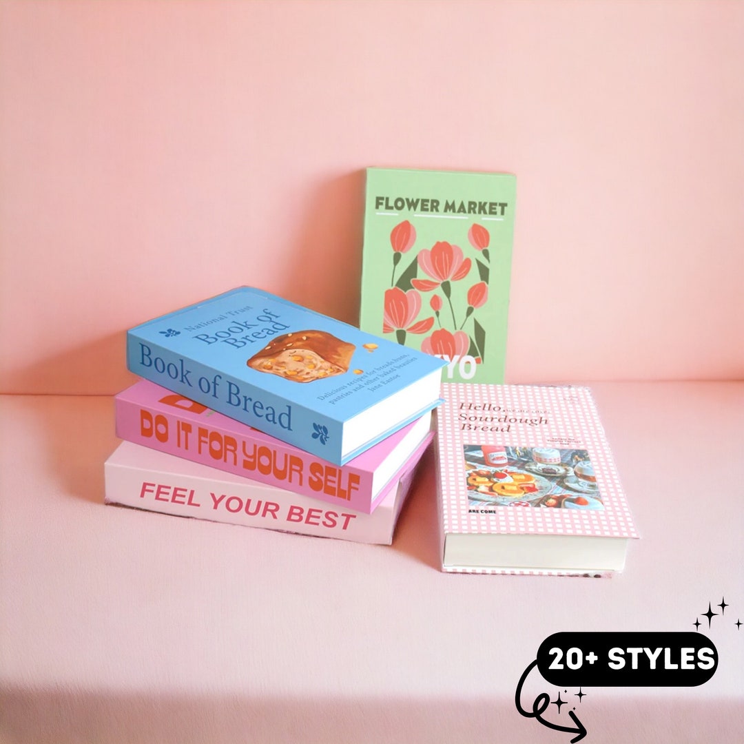 Cute Fake Books Props for Modern Home Decor, Living Room Office Coffee ...