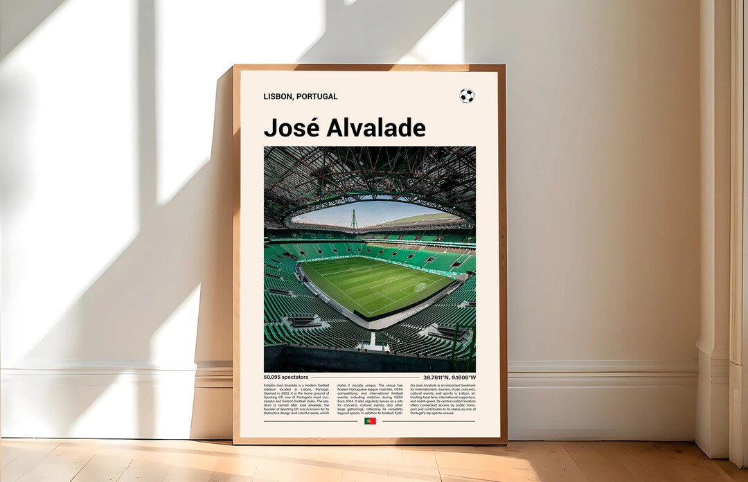 Estádio Da José Alvalade, José Alvalade Poster, Sporting Gifts ...