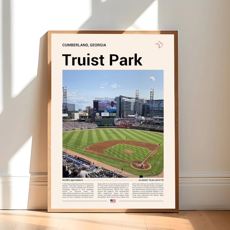 Atlanta Modern Poster - Etsy