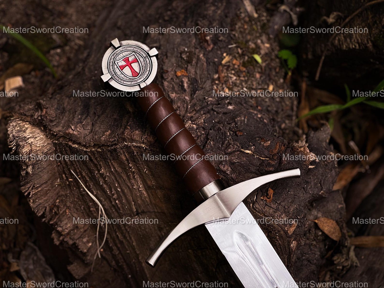 Handmade Knights Templar Crusader Sword: Medieval Collectible Replica ...