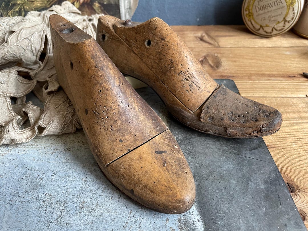Old FRENCH Wooden Shoes Forms for Ladies - Cobbler - Shoes Forms - Etsy