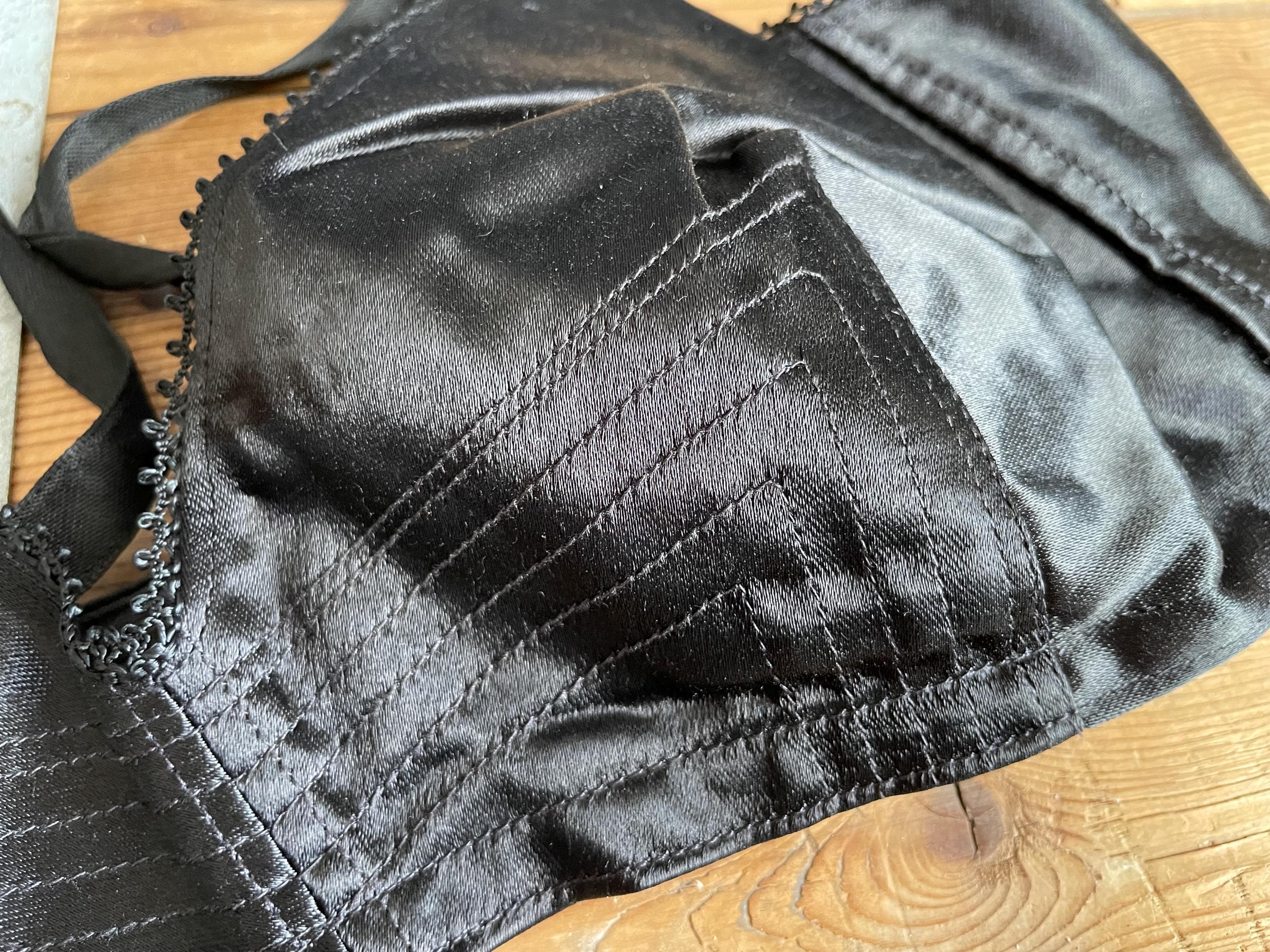 Vintage French 1950's Unused Bullet Bra Corset Lingerie Underwear Retro ...