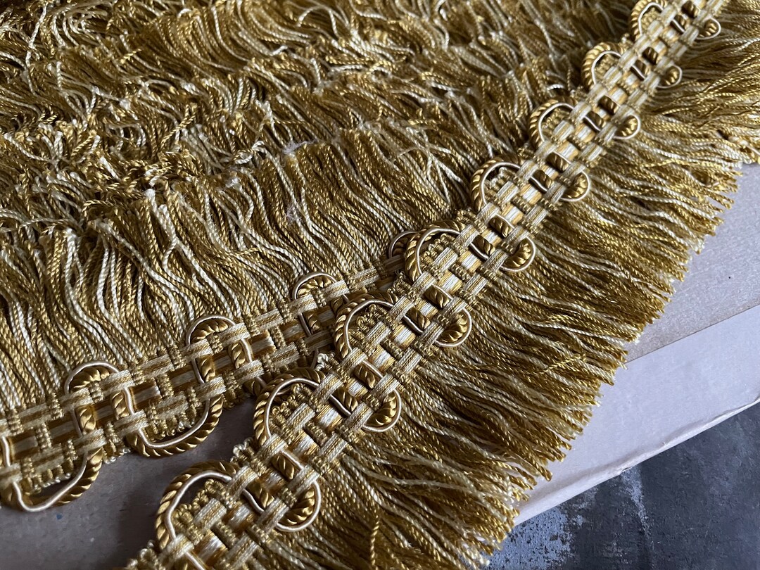 Old FRENCH Silk Thread Fringes Trim Maison Houlès Paris - Etsy