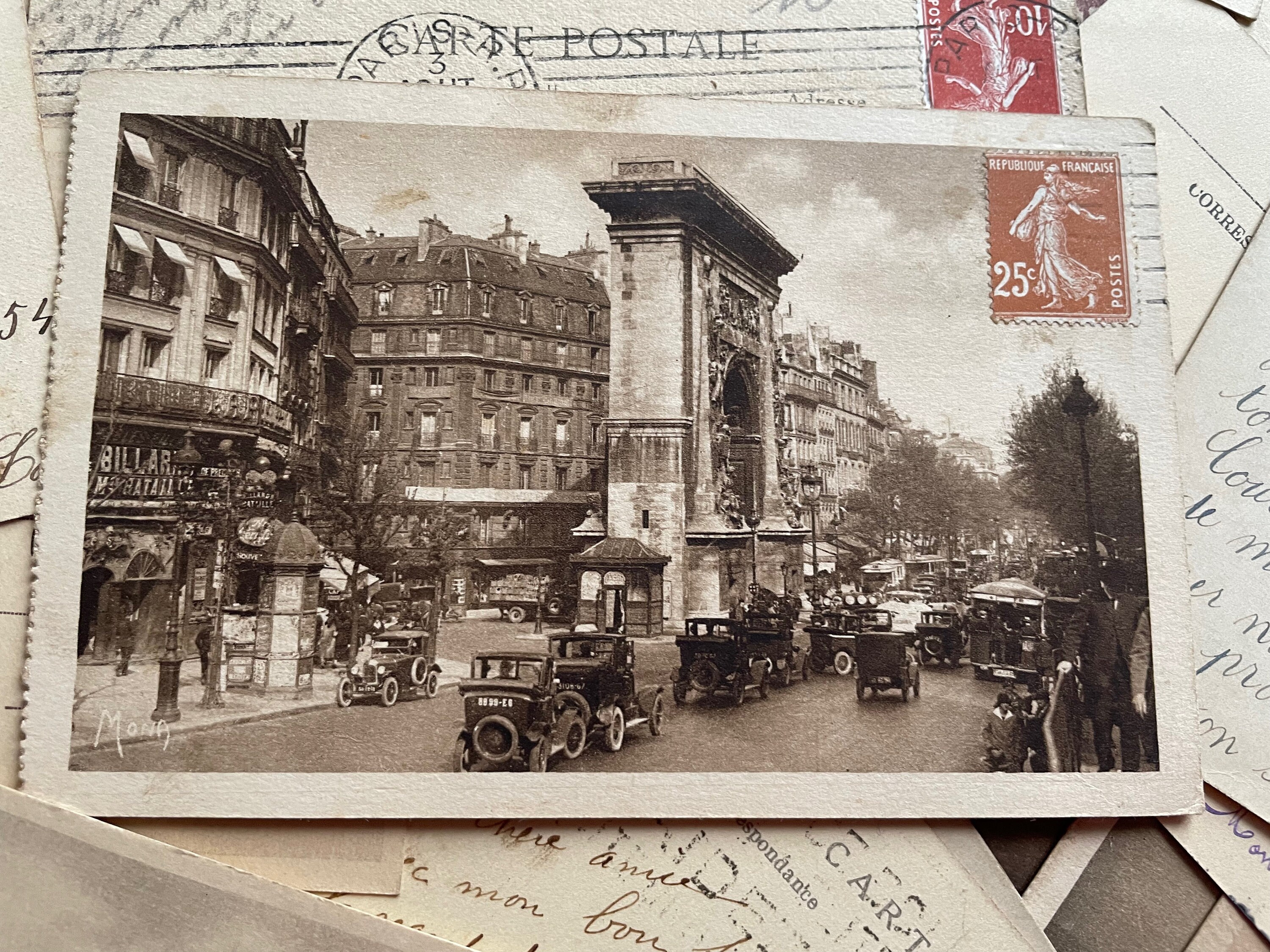 Vintage 1930s French Postcards From Paris Sepia Color Set of - Etsy