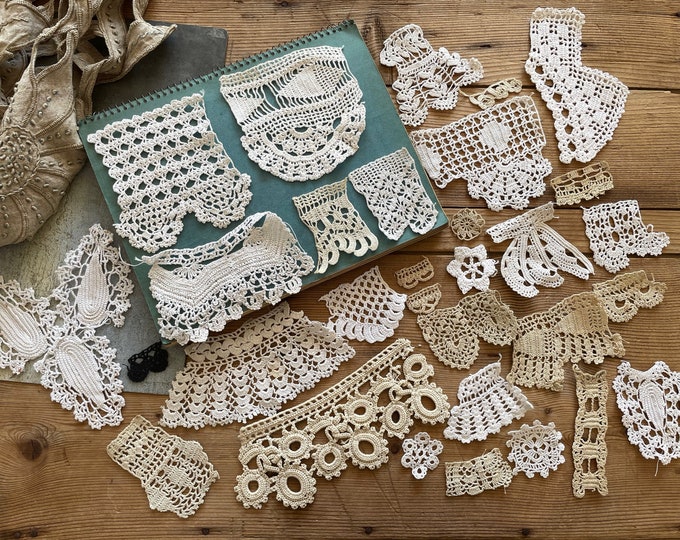 Old French Lacemaker's Samples Crochet Lace Maker #2 - Etsy