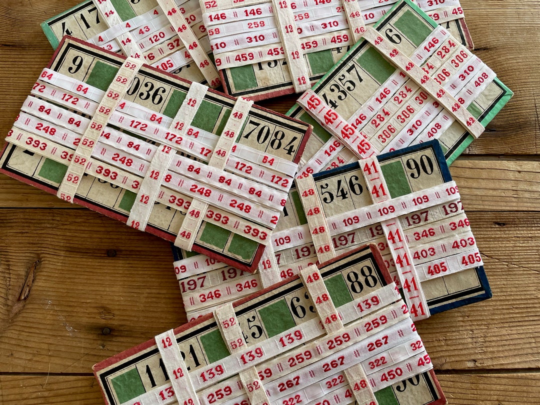 Vintage French Laundry Labels Numbers Tapes 5 Meters Linen - Etsy