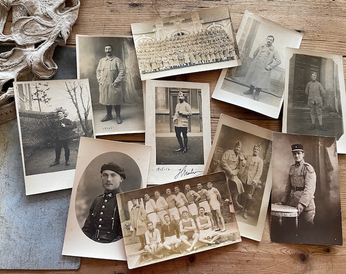 Vintage 1900s French Post Cards Soldiers #2 - Etsy