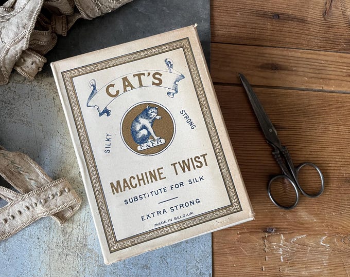 Lovely Cardboard Pack of Vintage Thread Spools Cats - Etsy