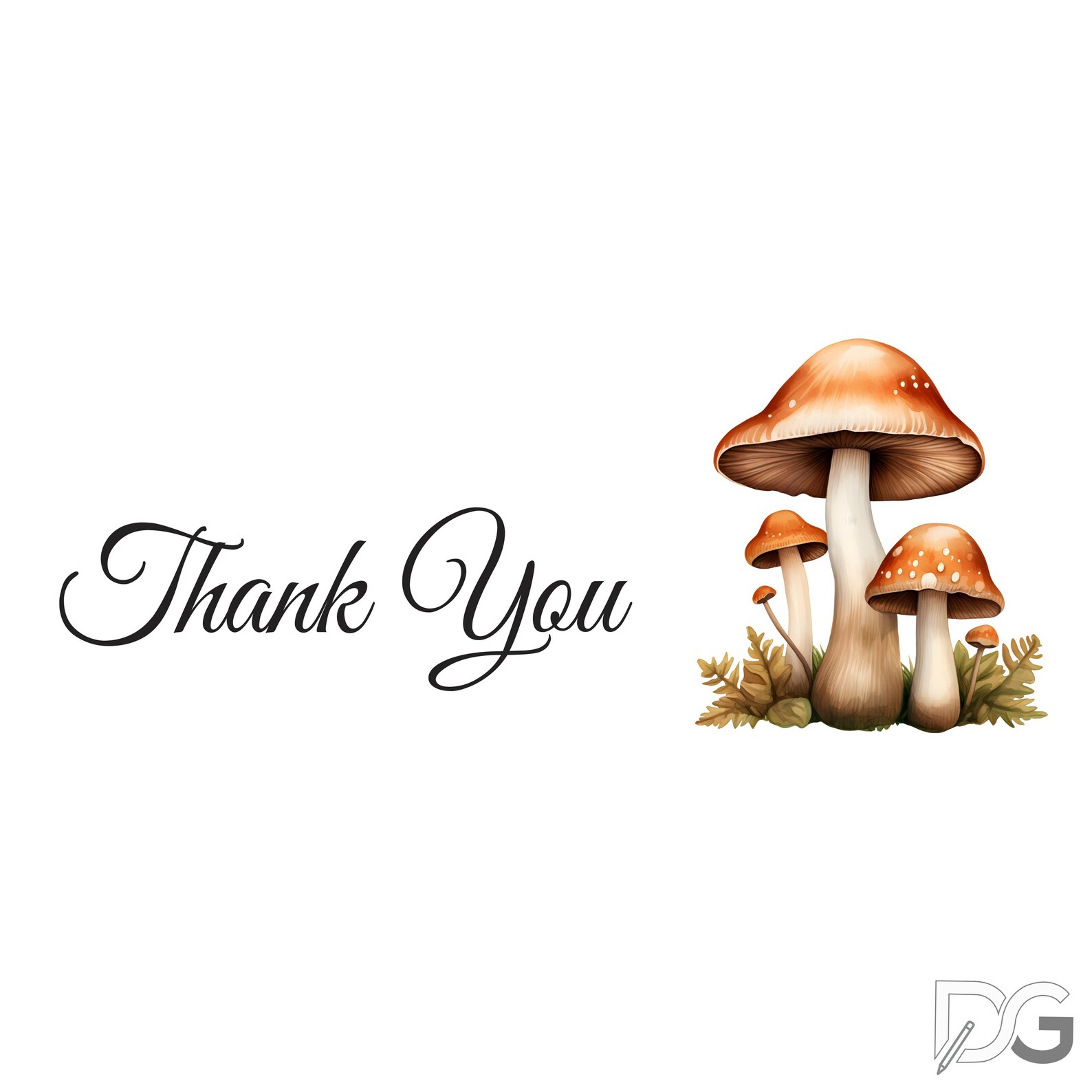 Watercolor Autumn Mushroom Clipart Bundle: Woodland Animals, Fall ...
