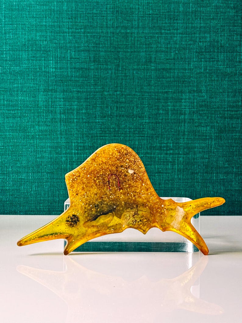 MCM 1960s Wondermold Industries Inc. Yellow Resin Swordfish/marlin ...