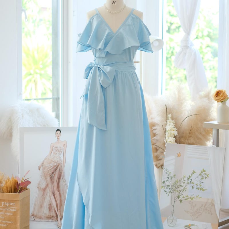 Powder Blue Dress - Etsy