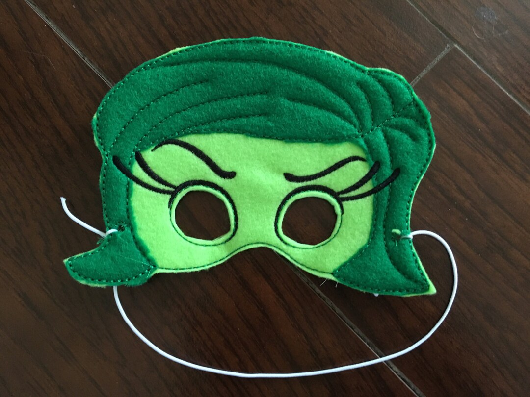 Emotions Mask-disgust Costume Mask Dress up Mask Birthday - Etsy