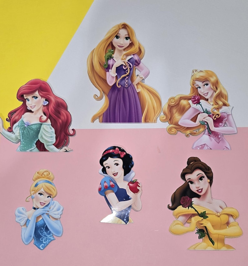Princess Cake Toppers – Magical Birthday Party Decorations - Etsy