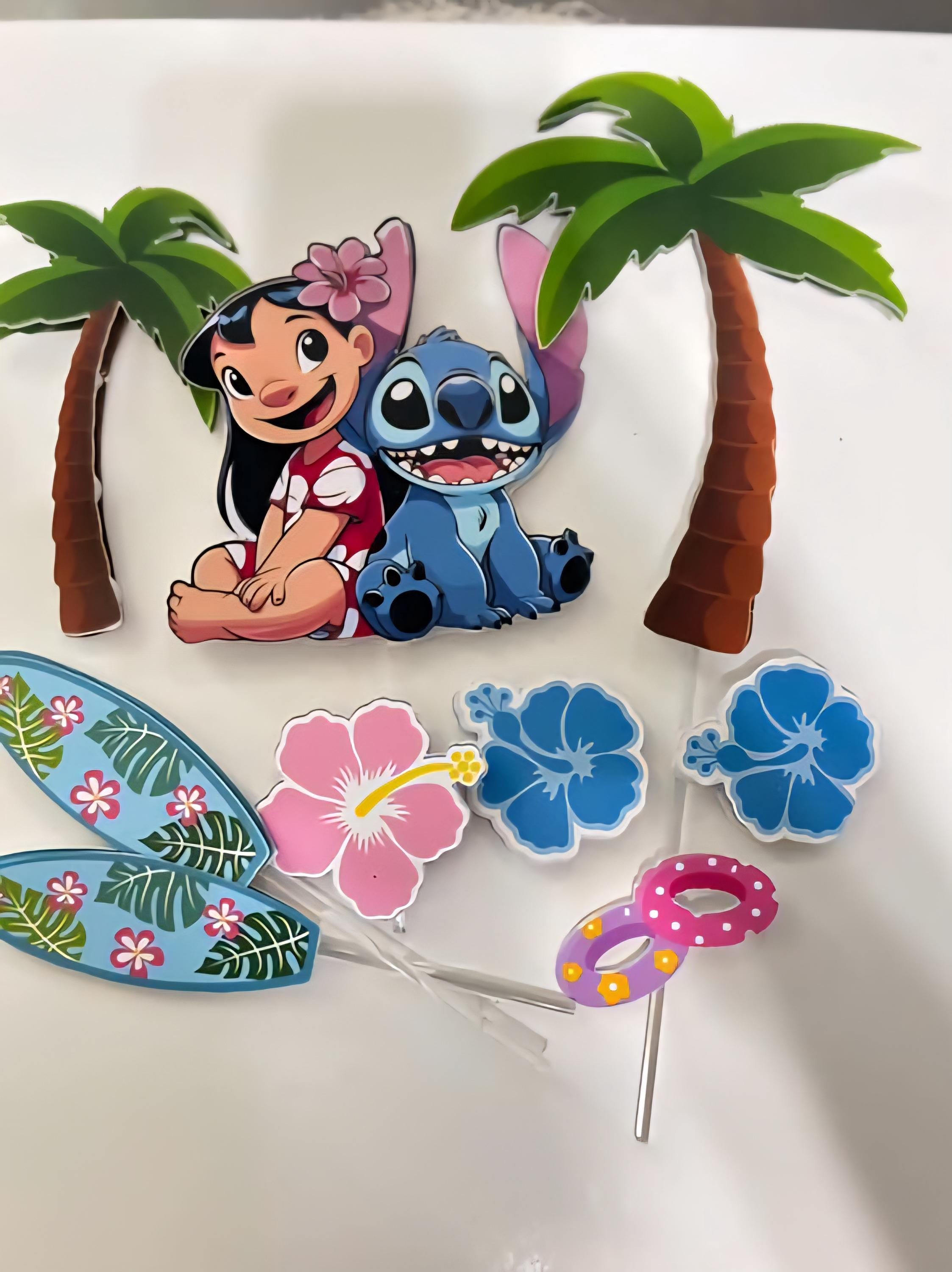 Stitch Cake Topper Set - Etsy