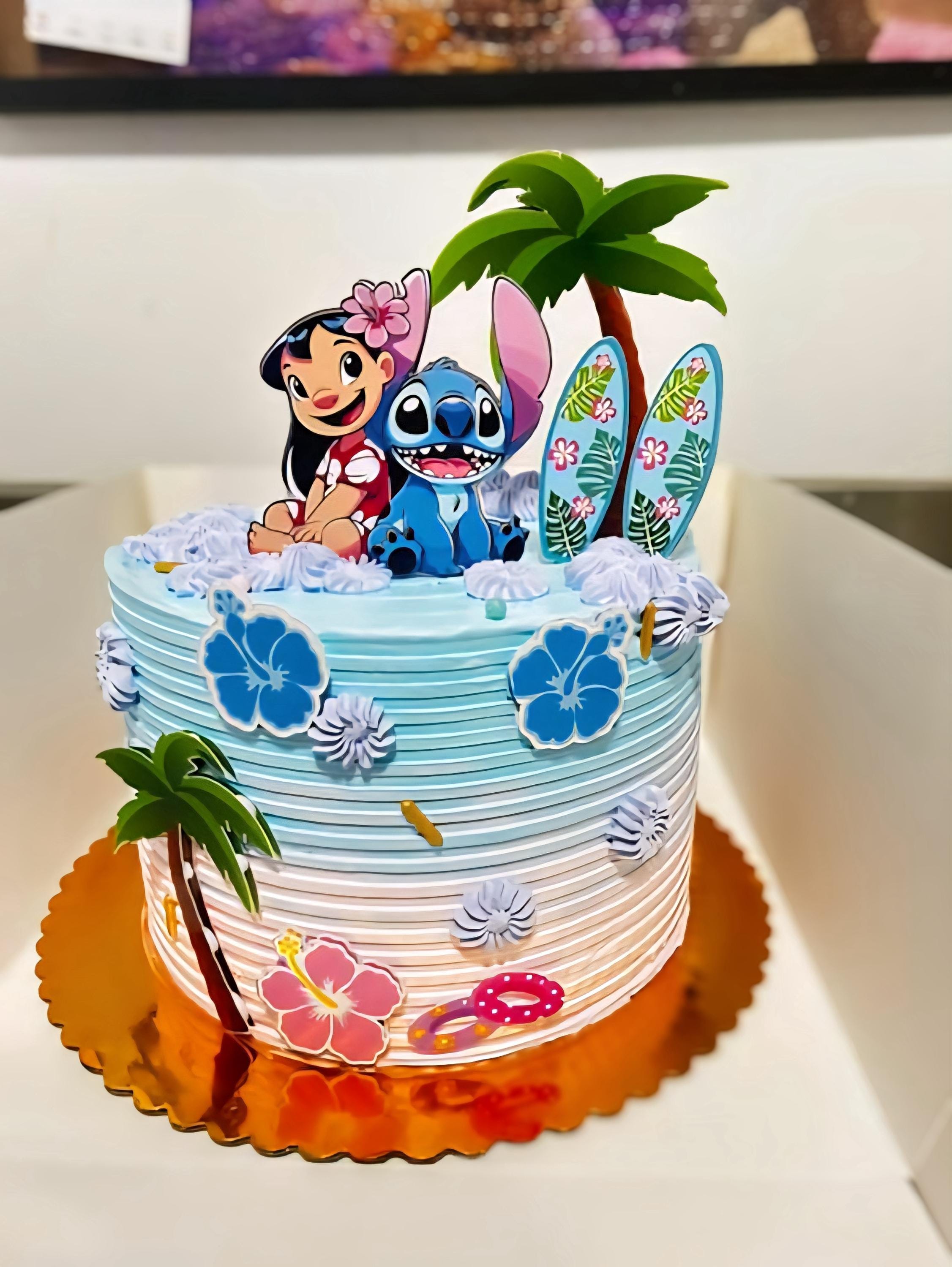 Stitch Cake Topper Set - Etsy