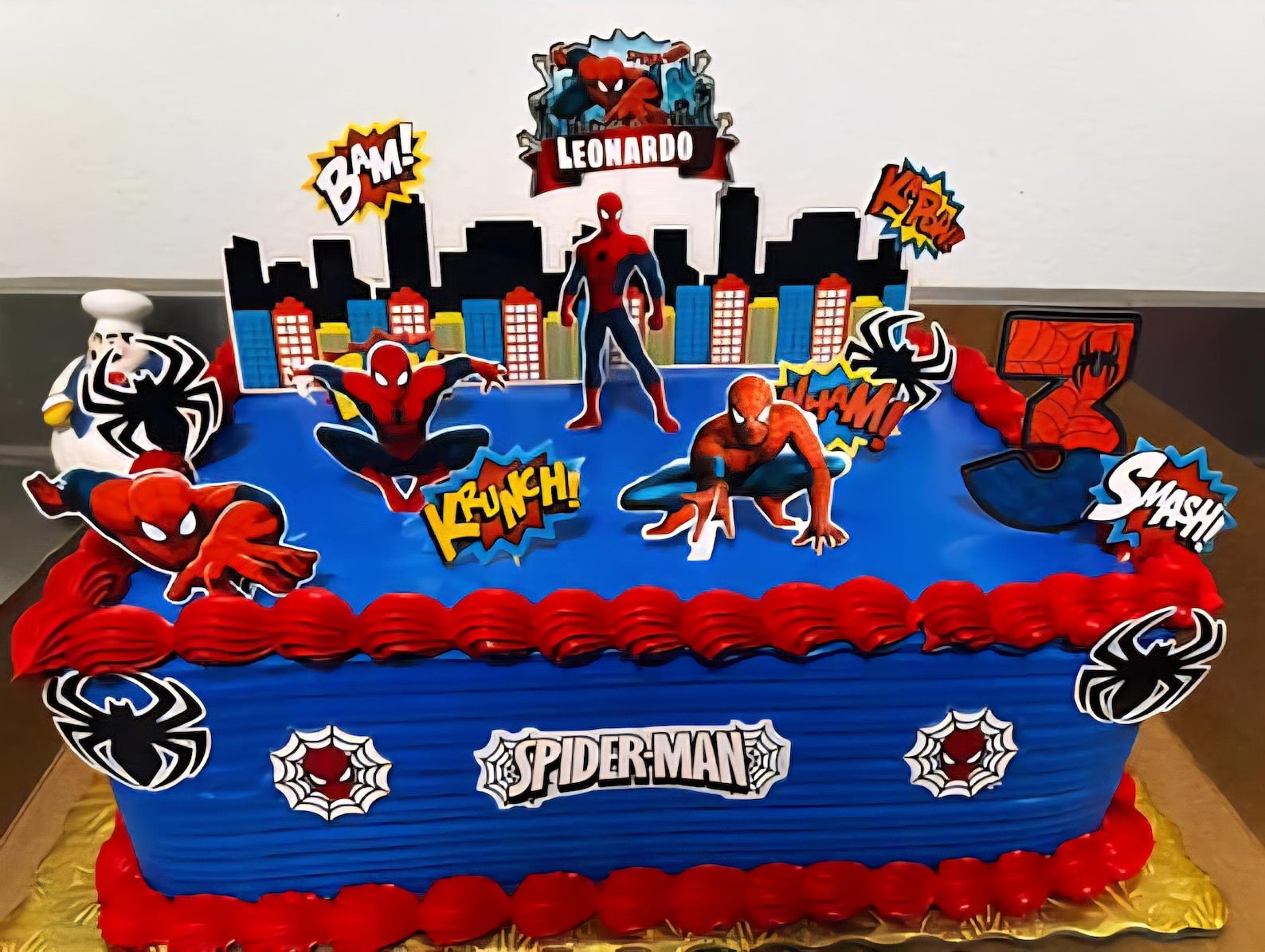 Spider-man Cake Toppers - Etsy