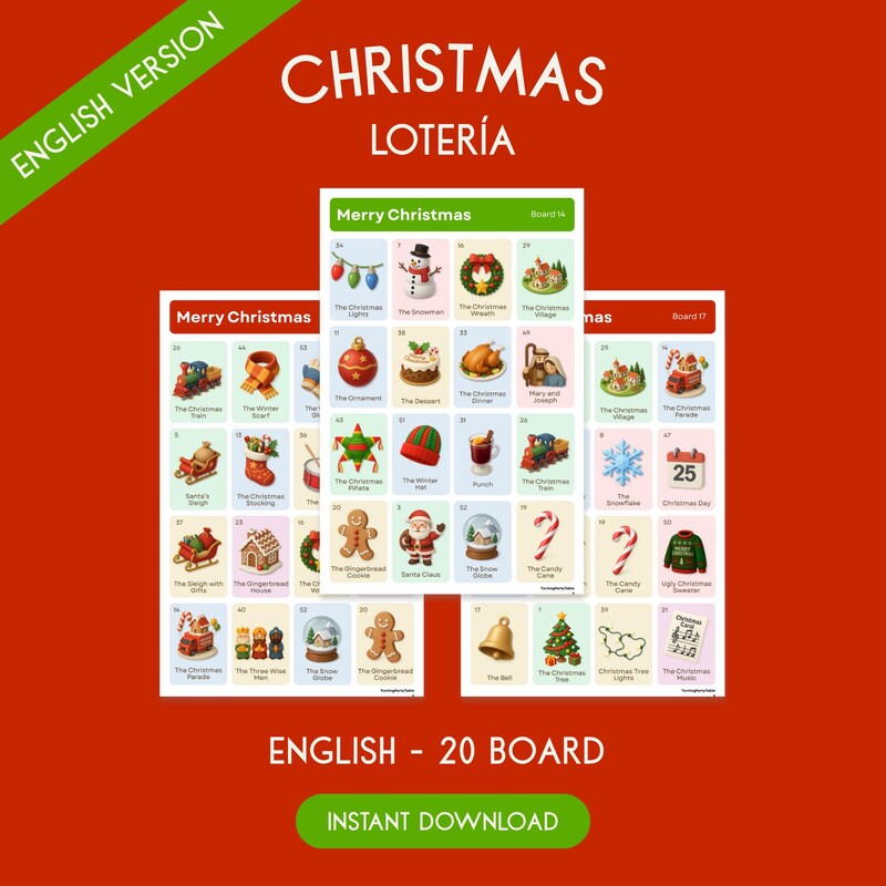 Loteria Christmas - Etsy