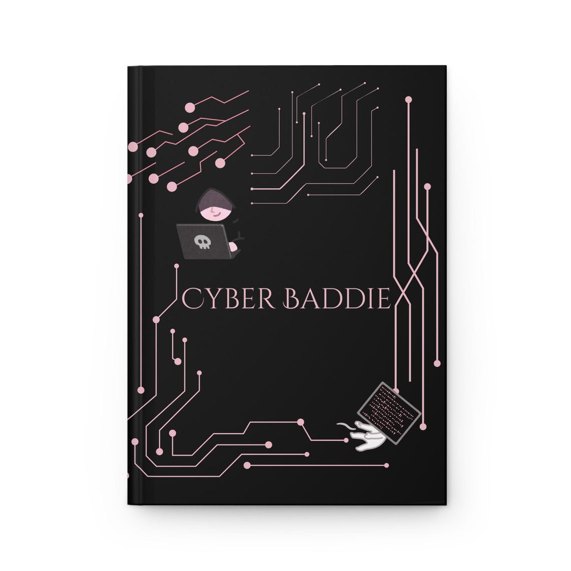 Cyber Baddie Hardcover Journal | Tech-themed Notebook, Gift for ...