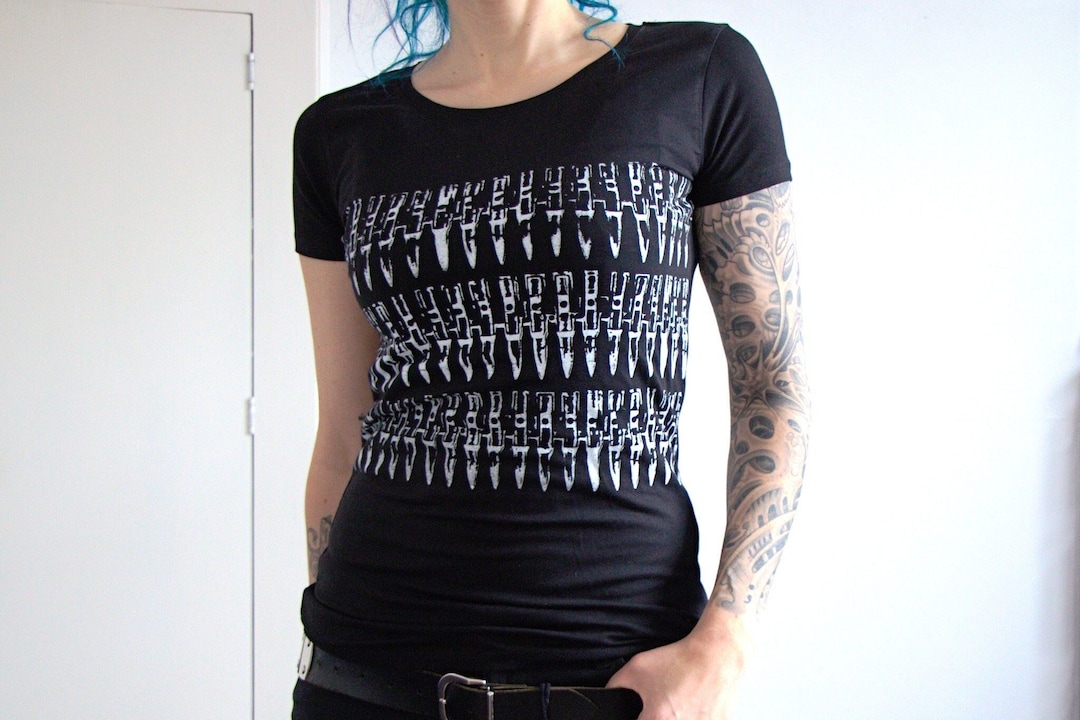 Bullets T-shirt - Original Screen Print Women's Organic and Fair Slim ...